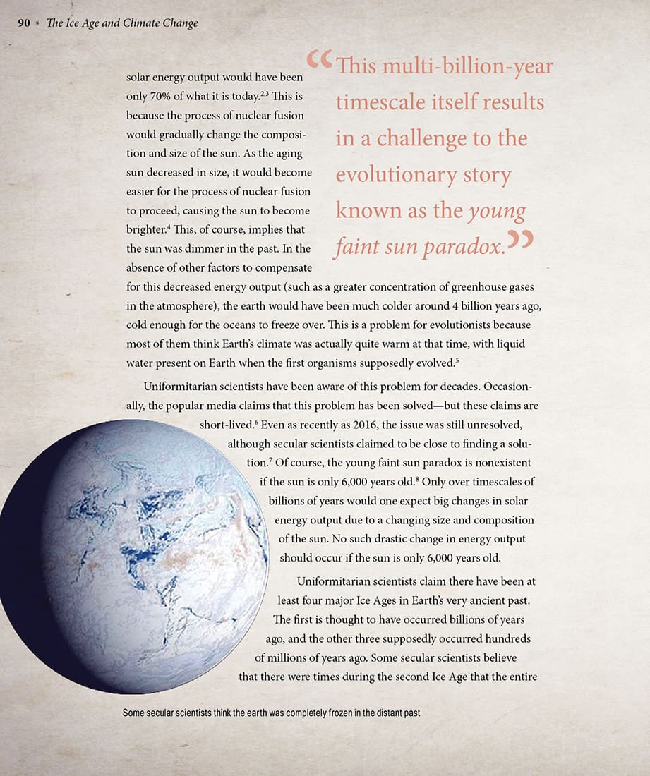 The Ice Age and Climate Change Book by Dr. Jake Hebert