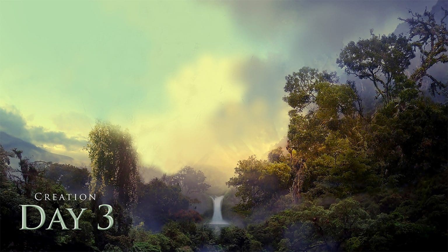 7 Days of Creation Week - Day 3 11" X 17" Art Print