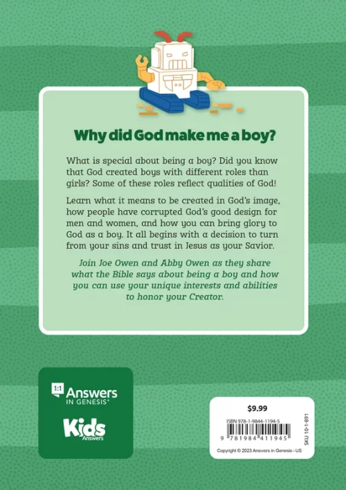 Why Did God Make Me a Boy? by Joe Owen and Abby Owen | AIG