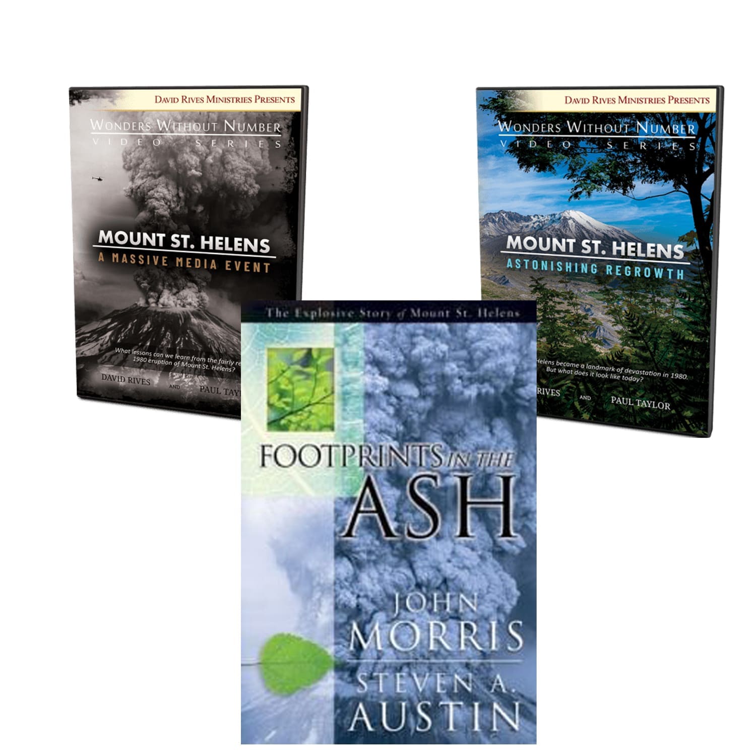 Mount St. Helens Book and DVD Combo